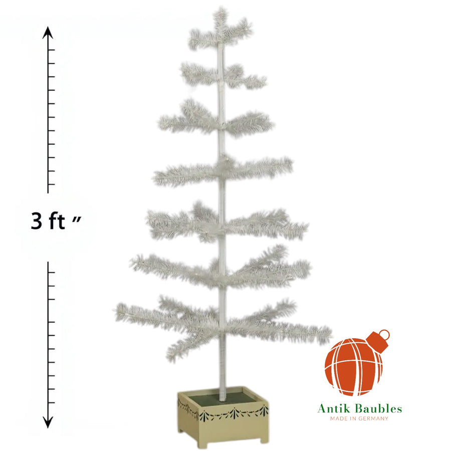 Feather Tree White 36in - Antik Baubles Christmas Tree – Timothy De ...