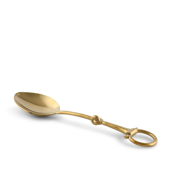 Bit Serving Spoon - Stainless Steel Shiny Gold - Timothy De Clue Collection