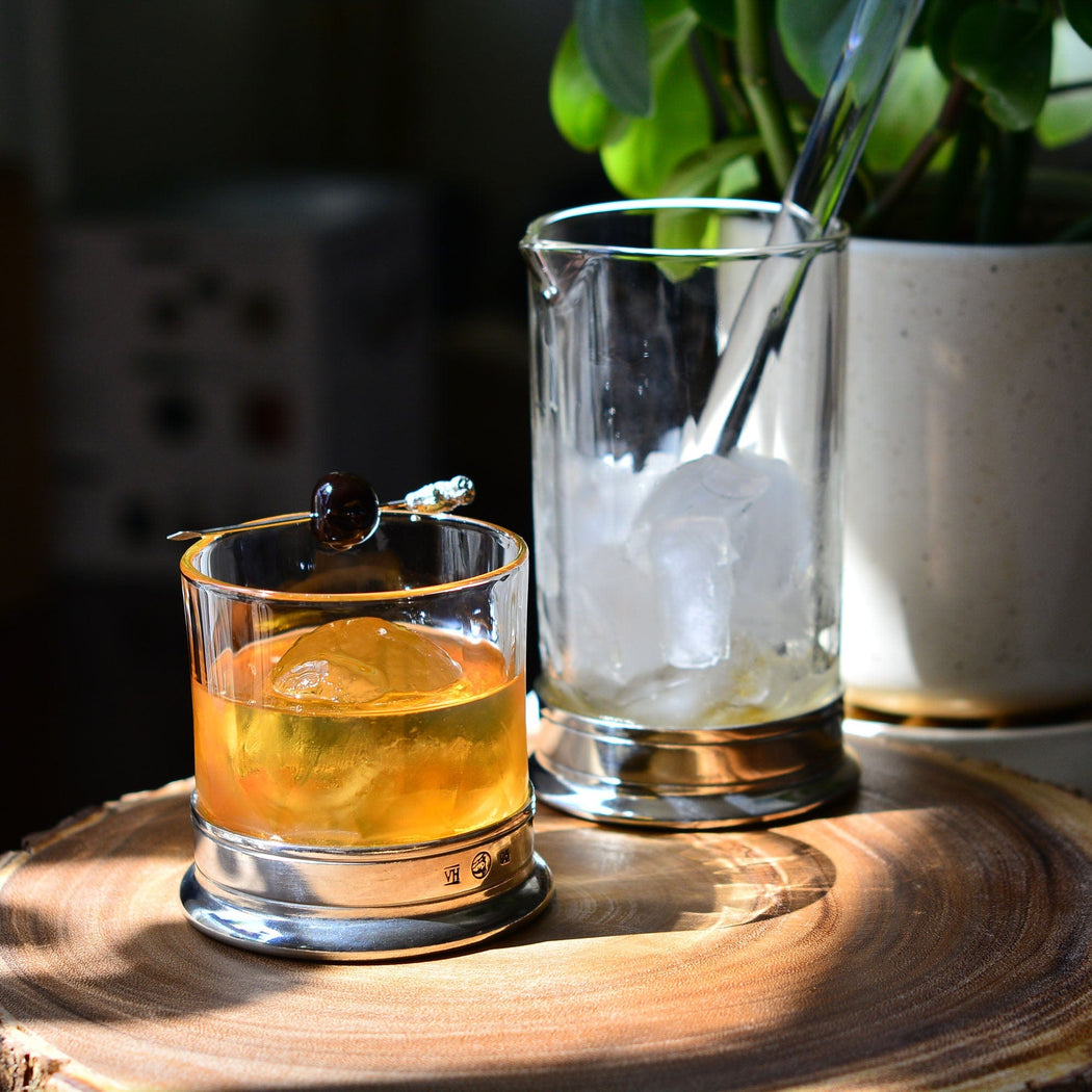Double Old-Fashioned - Hatched Glass – Timothy De Clue Collection